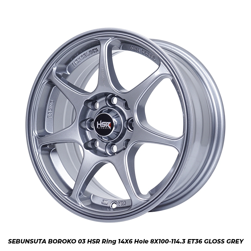 Jual Velg Mobil Brio, Sigra HSR SEBUNSUTA RING 14 LEBAR 6 PCD MOBIL ...