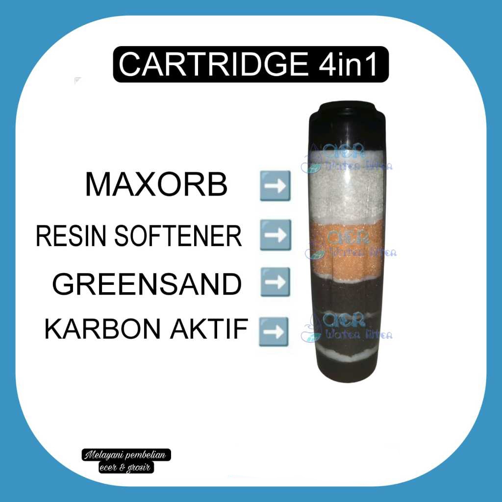 Jual Catridge Filter Air 4 in 1 - Untuk Air Ledeng Dan Air Sumur ...