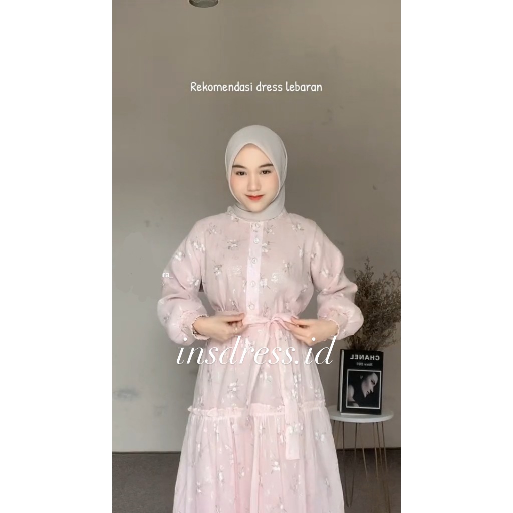 Jual Dress Lebaran Lalisa Dress by Insdress.id | gamis lebaran 2024 ...