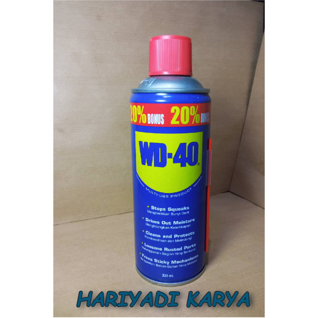 Jual WD40 Pelumas Anti Karat WD 40 original 333ml (besar WD) | Shopee Indonesia