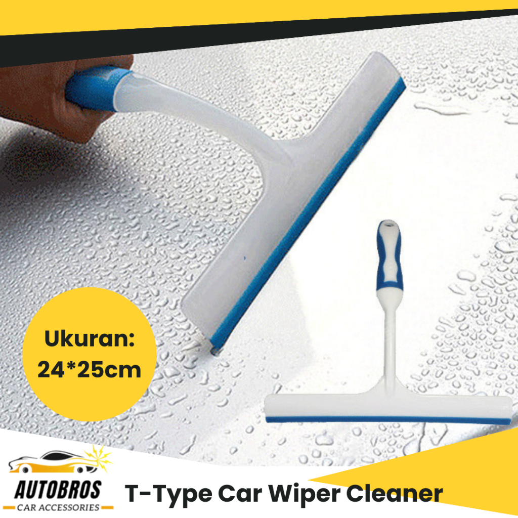 Jual T-Type Shaped Car Wiper Cleaner Alat Pembersih Air Kotoran Mobil Cuci Silikon | Shopee ...