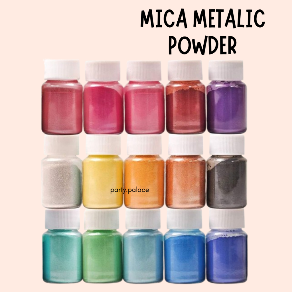 Jual 50 WARNA 10g Metalic Powder / Mica Powder / Bubuk Metalik Pearl ...
