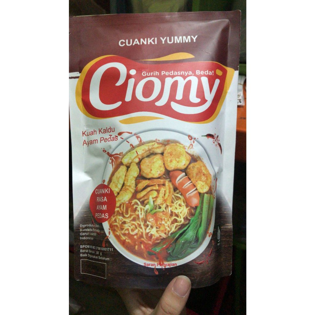 Jual CIOMY Cuanki Instan Non MSG Chicken Cheese Cup Spicy Reguler Lite ...