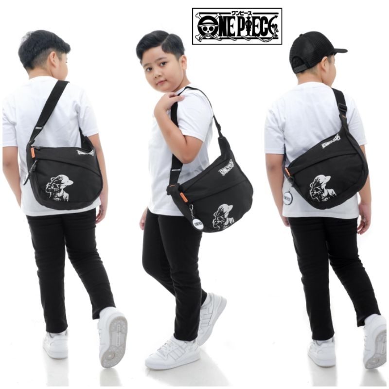 Jual Tas Selempang Anak Laki-Laki Sekolah ONEPIECE LUFFY Slempang Soren ...