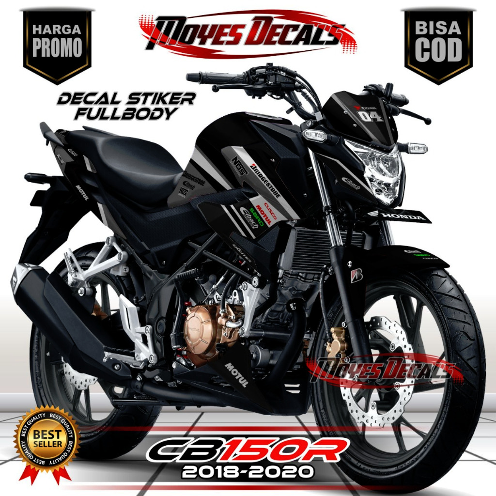Jual Decal Cb 150R V3 (2018-2020) stiker variasi fullbody design racing ...