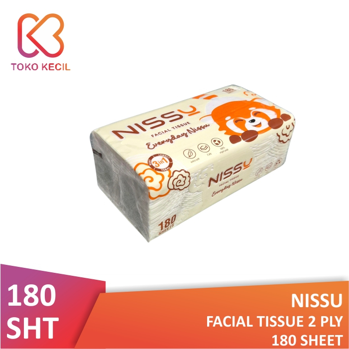 Jual Nissu Facial Tissue 2 Ply 180 Sheet Tisu Wajah | Shopee Indonesia
