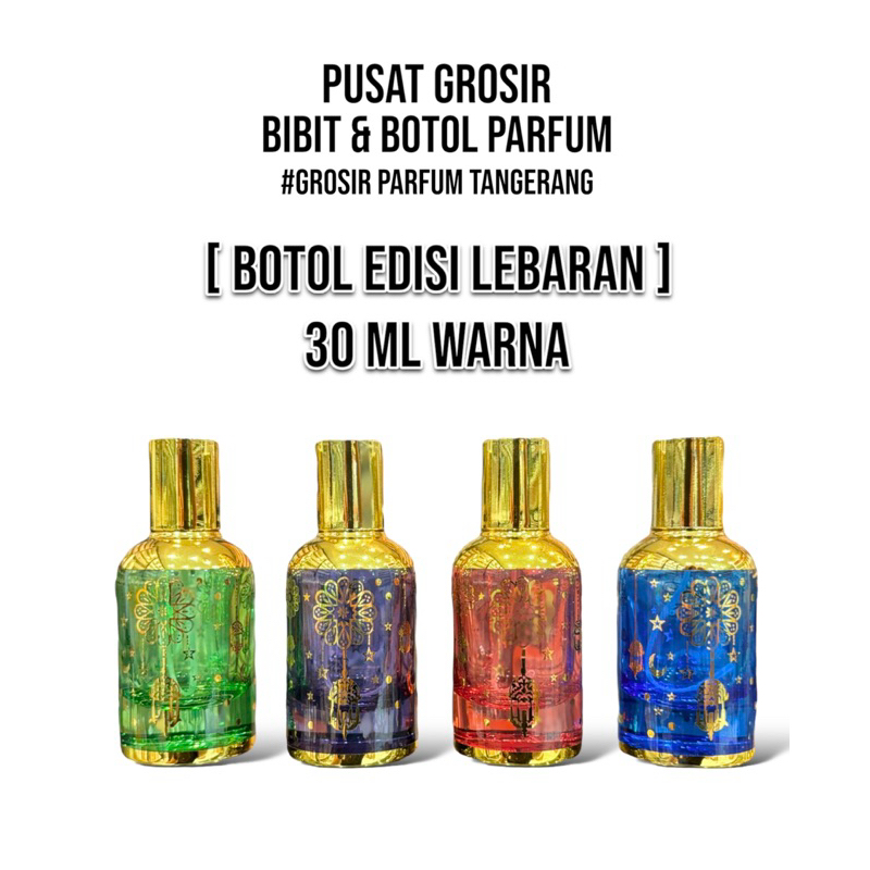 Jual (DISKON RAMADHAN) BOTOL PARFUM EDISI LEBARAN 30 ML WARNA - DRAT ...