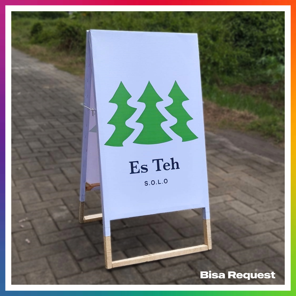 Jual Stand Banner Kayu Es Teh Solo | Shopee Indonesia