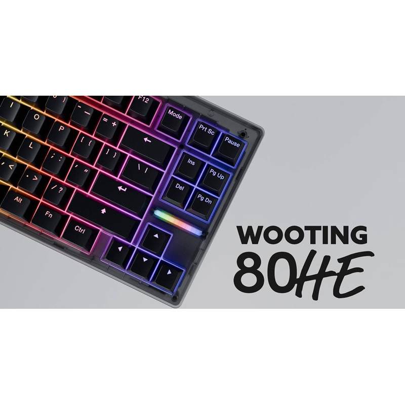 Jual Wooting 80 He Analog Mechanical Keyboard Rapid Trigger (Ready ...