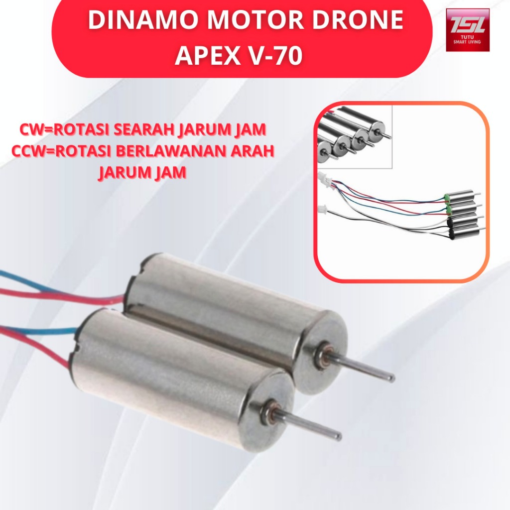 Jual TUTU Dinamo Motor Drone Apex V-70 | Shopee Indonesia