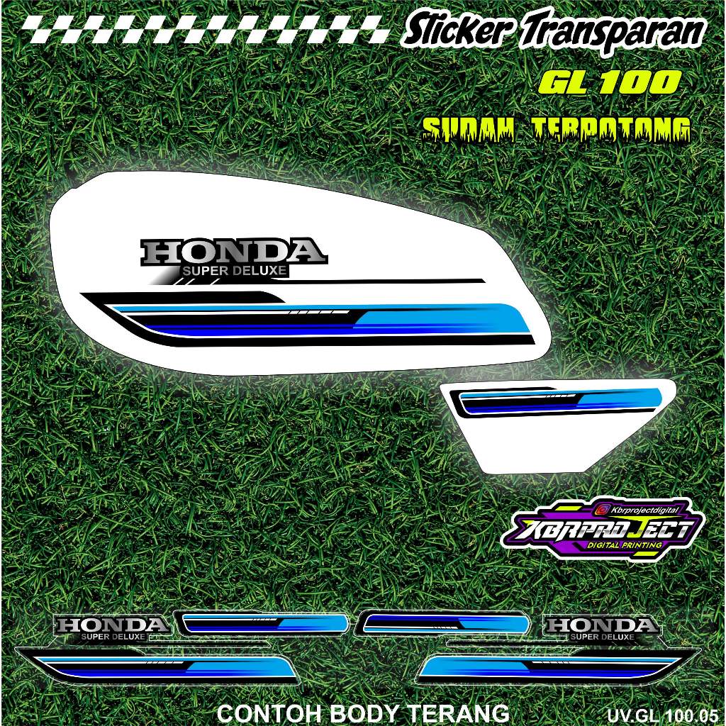 Jual GL 100 STIKER STRIPING TRANSPARAN PREMIUM MOTOR KEREN LIS VARIASI ...