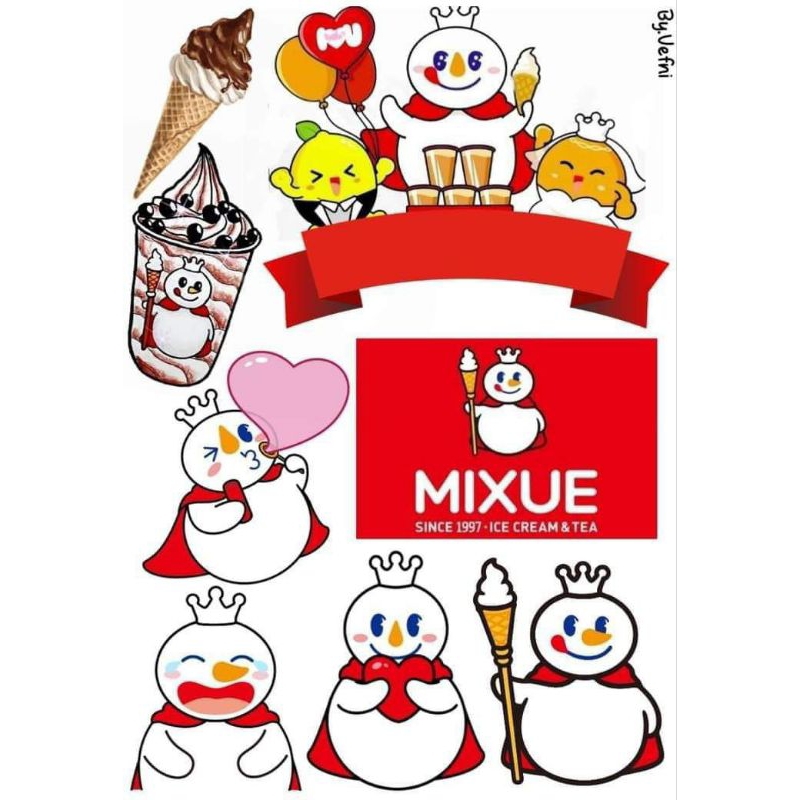 Jual Topper Mixue Ulang Tahun | Shopee Indonesia