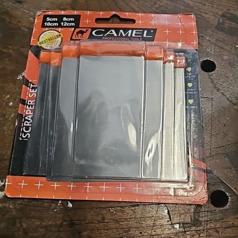 Jual Scraper Set 4pcs Bison Kape Skrap Pisau Dempul Stainless Kapi ...