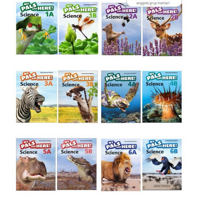 Jual my pals are here science international edition textbook 1b 6A text book primary school my ...