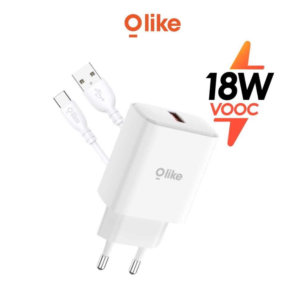 Jual Olike Kepala Charger Adapter VOOC Qualcomm Quick Charger 3.0 Fast ...