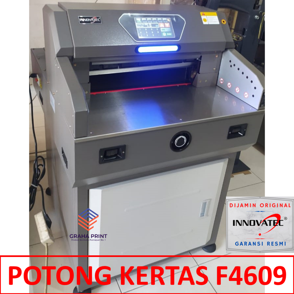 Jual Mesin Potong Kertas Digital 4609 INNOVATEC Pemotong Kertas Otomatis Doble Folio | Automatic ...
