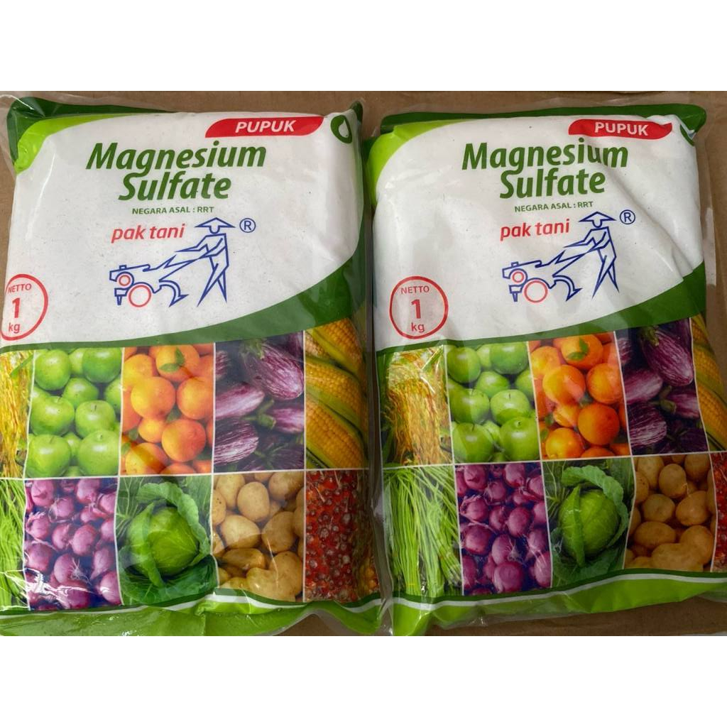 Jual PUPUK MAGNESIUM SULFATE PAK TANI KEMASAN PABRIK 1 KG | Shopee Indonesia
