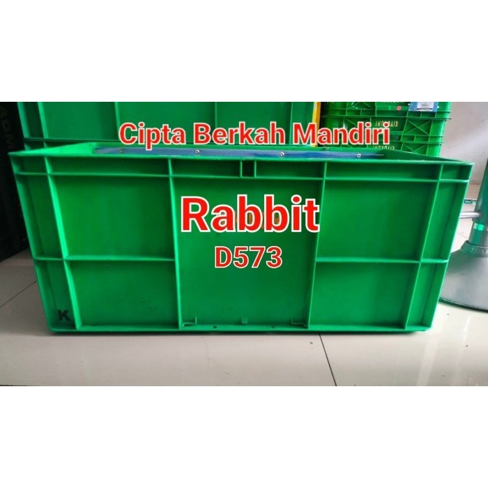 Jual box plastik bekas kontener plastik box rabbit bekas tipe D573 ...