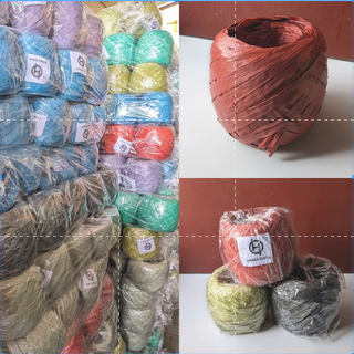 Jual Tali RAFIA / RUMPUT JEPANG / TALI PLASTIK WARNA WARNI | Shopee ...