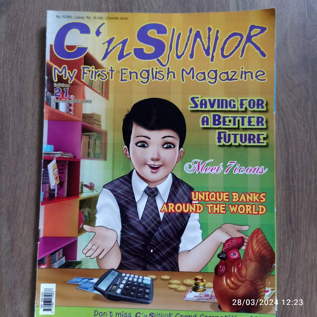 Jual Majalah CnS Junior majalah bahasa inggris untuk anak anak CNs Teen ...