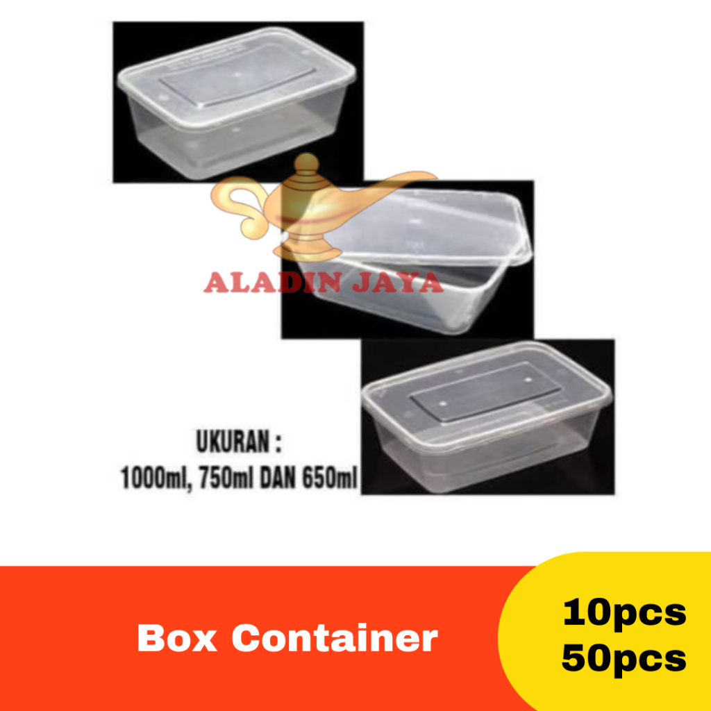 Jual Box Container 750ml + isi 10 dan 50 | Shopee Indonesia