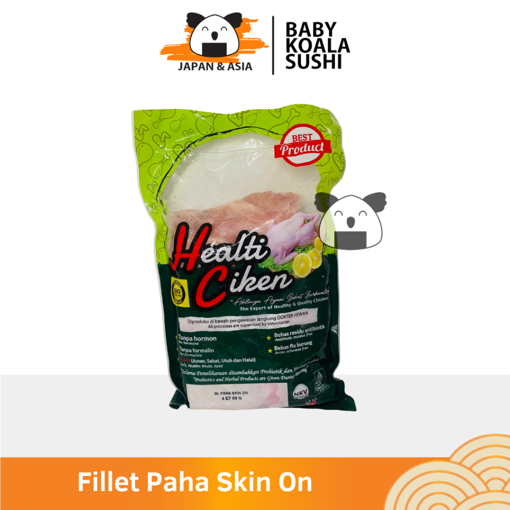 Jual HEALTI CIKEN Ayam Fillet Paha Skin On 1 Kg Halal l Tanpa Tulang ...