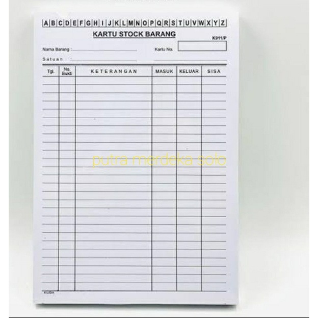 Jual Kartu Stock Barang A4 Enter Bamboo | Shopee Indonesia