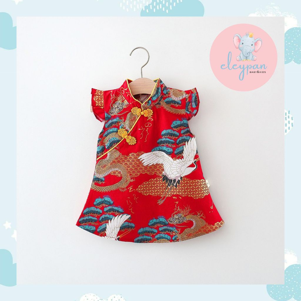 Jual Dress Qipao Anak Cheongsam Dress Anak Perempuan Adat Mandarin ...