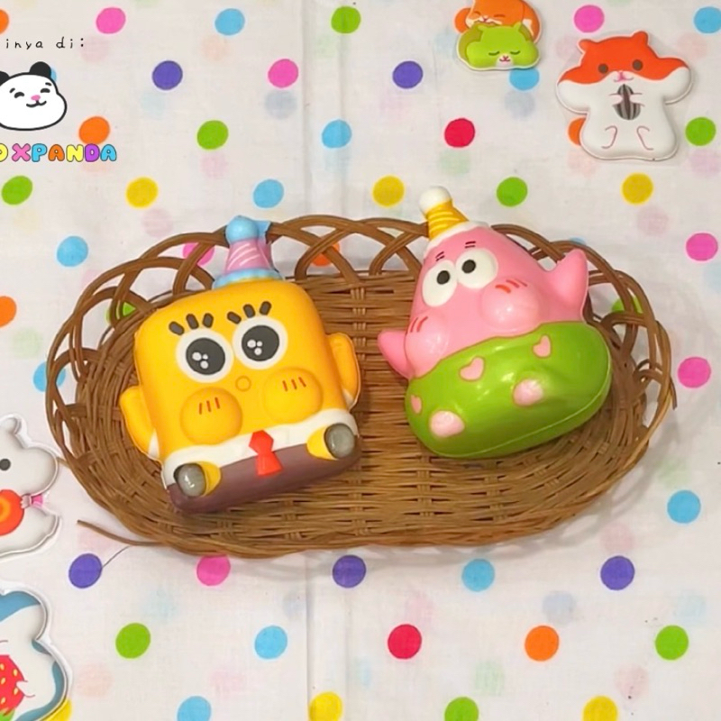 Jual SQUISHY SPONGEBOB DAN PATRICK SOFT & SLOW MAINAN ANAK LUCU ...
