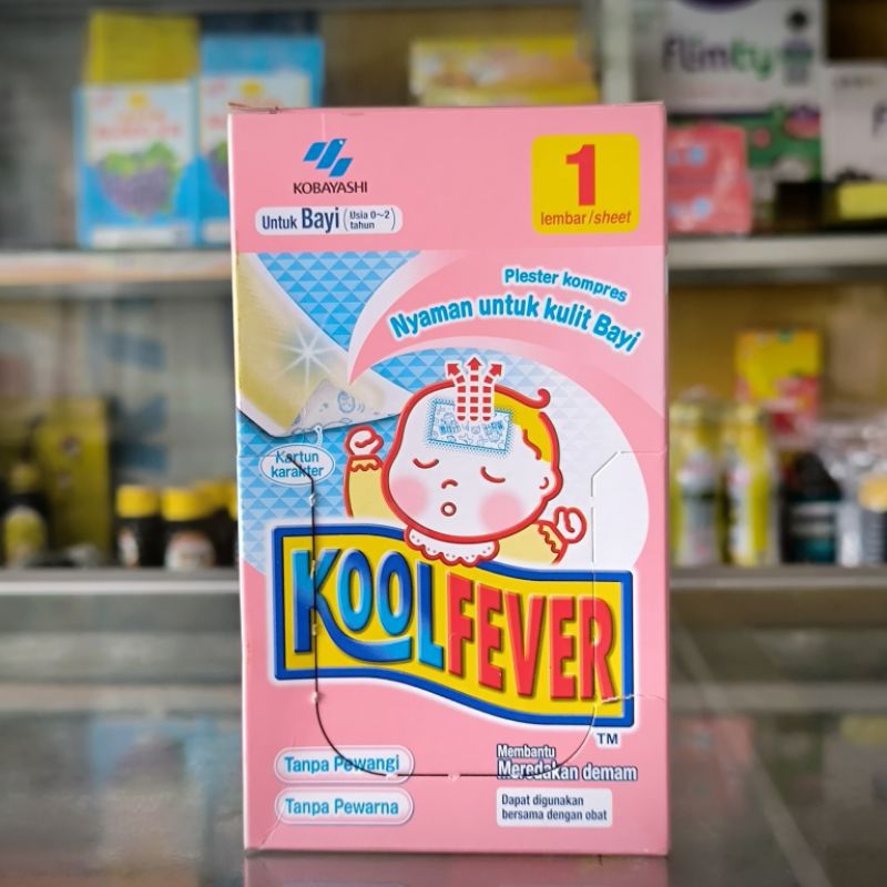 Jual Kool Fever Baby (usia 0-2 Tahun) Box isi 12 Lembar | Shopee Indonesia