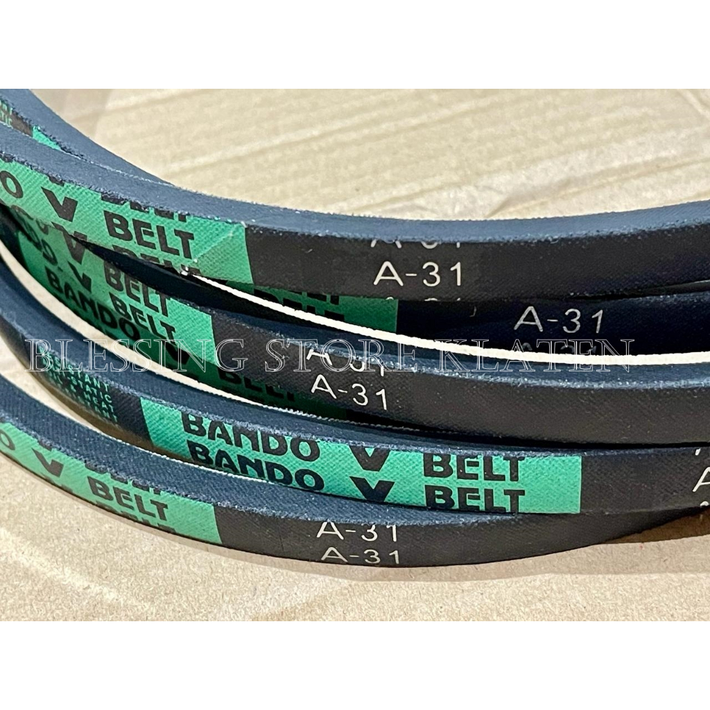 Jual BANDO V-BELT GREEN SEAL TYPE A / TALI PULLEY DINAMO / STRENG TYPE ...