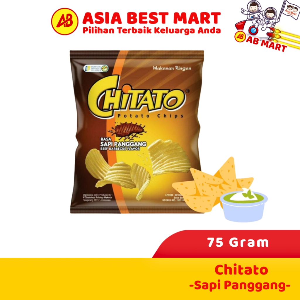 Jual Chitato Sapi Panggang 75 Gr Snack Cemilan Makanan Ringan | Shopee ...