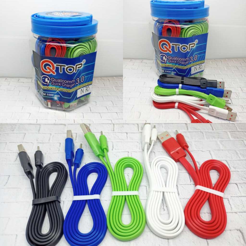 Jual [ISI 25PCS] Kabel Data Qtop Toples N70 Jarum / Nokia Kecil 6101 ...