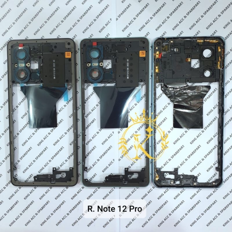 Jual BEZZEL BEZEL BEJEL TULANG MESIN TULANG TENGAH XIAOMI REDMI NOTE 12 ...