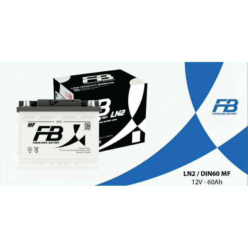 Jual Furukawa Battery MF OEM LN2 DIN 60 HILUX INNOVA BENSIN FORD ...
