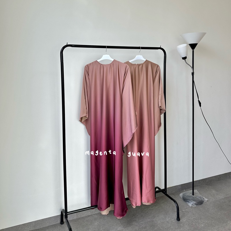 Jual RESTOK 20 Maret Chafia dress/ chafia abaya/chafia gradasi/dress ...