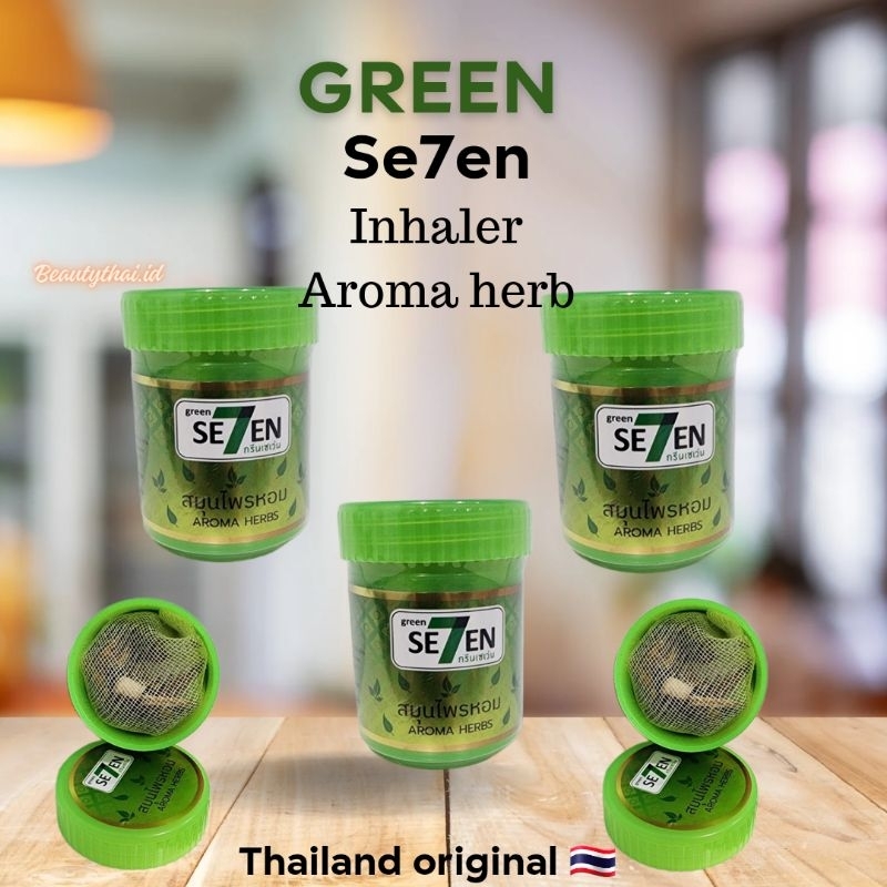 Jual Green Seven Aroma Herb Compound Inhaler Thailand | Shopee Indonesia