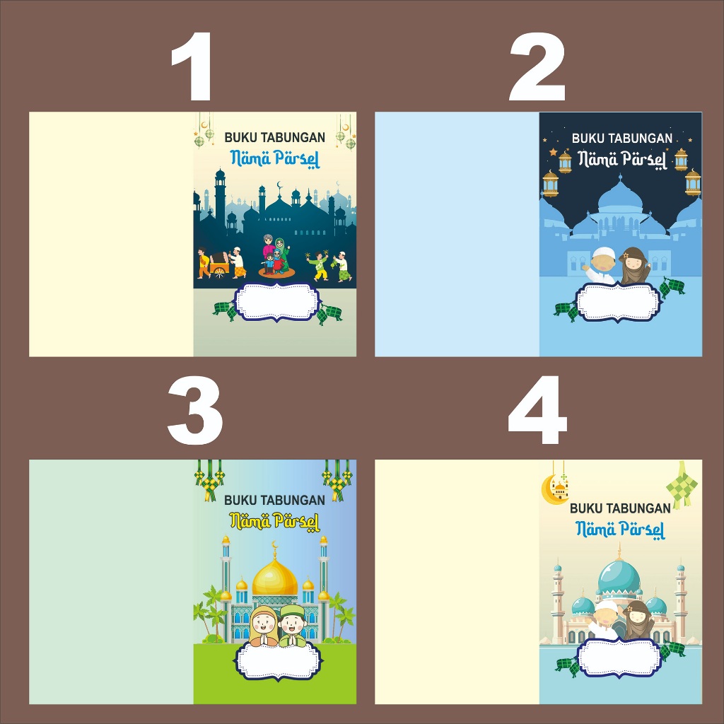 Jual BUku Tabungan Lebaran / HArian / buku paket lebaran minim oder 20 ...