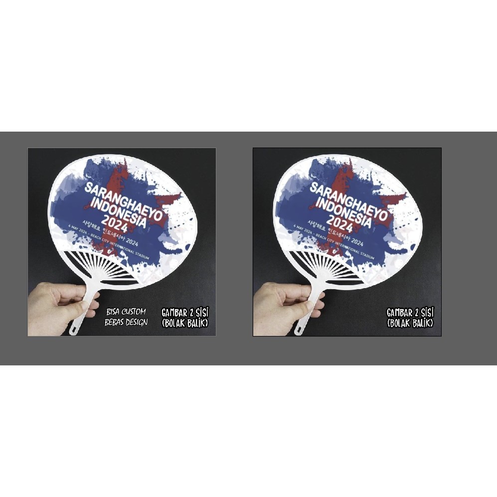 Jual Kipas Kerang Express Uchiwa / Kipas Kerang Event Promosi / Produk ...