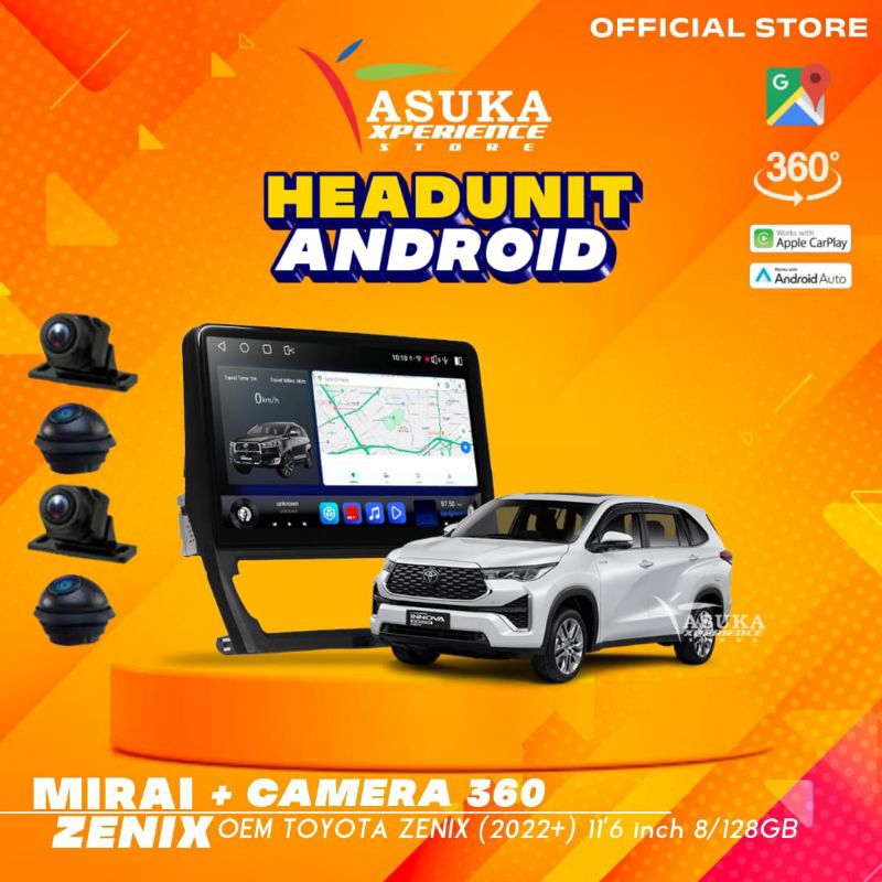 Jual HEADUNIT MIRAI MR - 1032 ZENIX OEM TOYOTA ZENIX 2022+ | Shopee ...