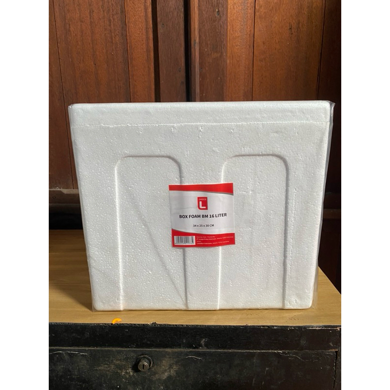 Jual Styrofoam box ukuran 10kg/16L ukur (34x25x30cm) | Shopee Indonesia