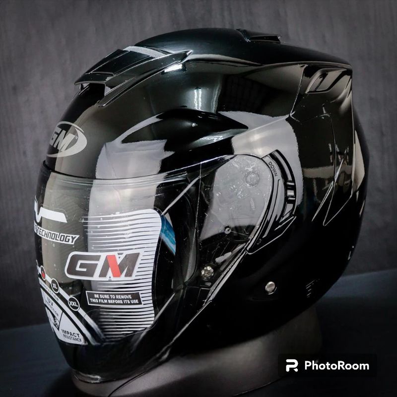 Jual GM FURY WARNA SOLID HELM OPEN FACE TERMURAH | Shopee Indonesia