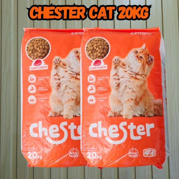 Jual CHESTER CAT FOOD 20KG MAKANAN KERING KARUNGAN 20KG TUNA | Shopee ...