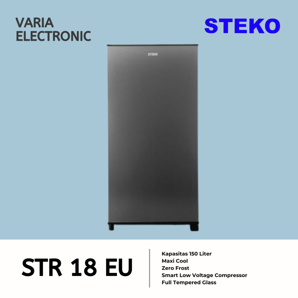 Jual Kulkas 1 Pintu STEKO STR 18 EU / STR18EU 150 Liter - Luar Sukabumi + Packing Kayu | Shopee ...