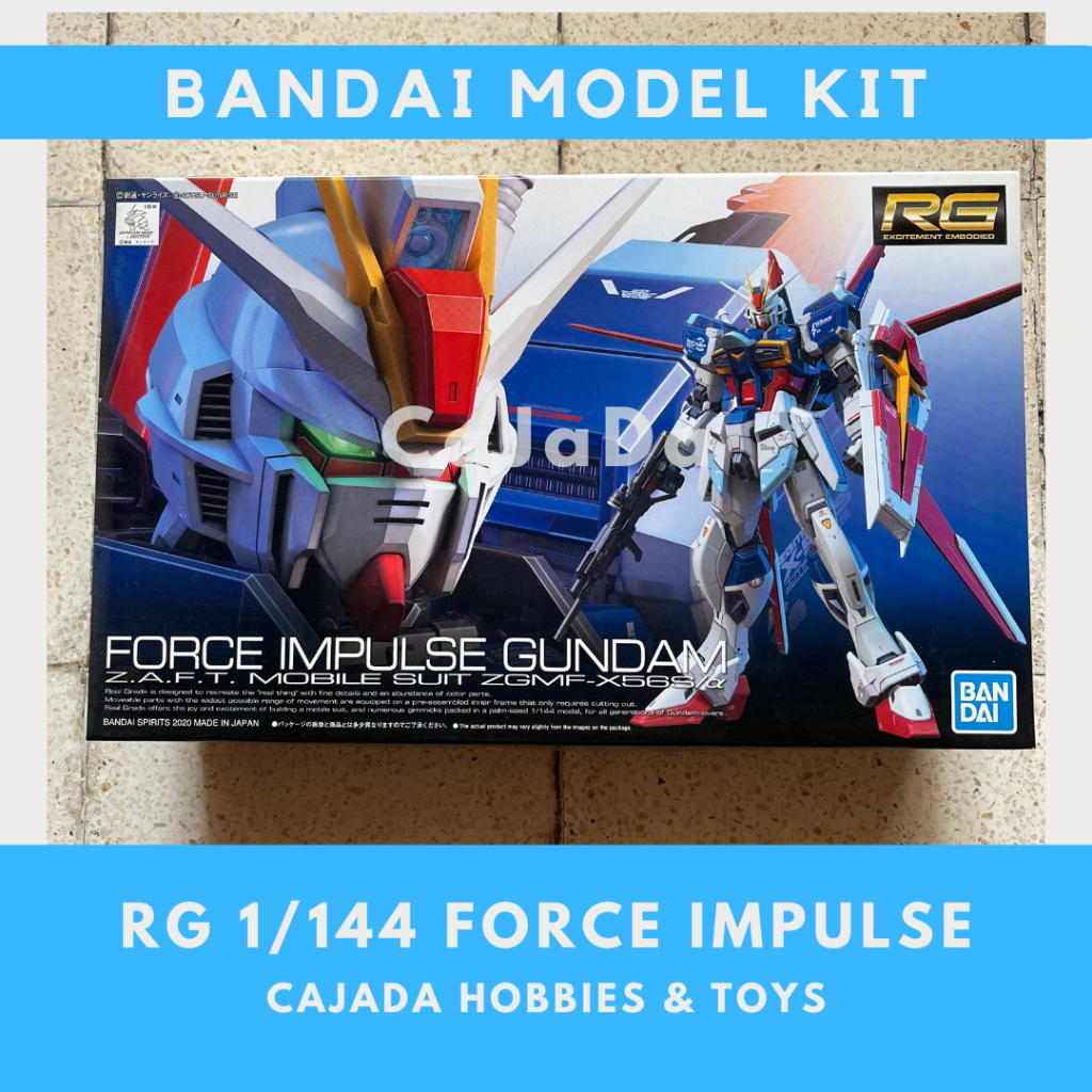 Jual BANDAI RG Force Impulse + Water Decal | Shopee Indonesia