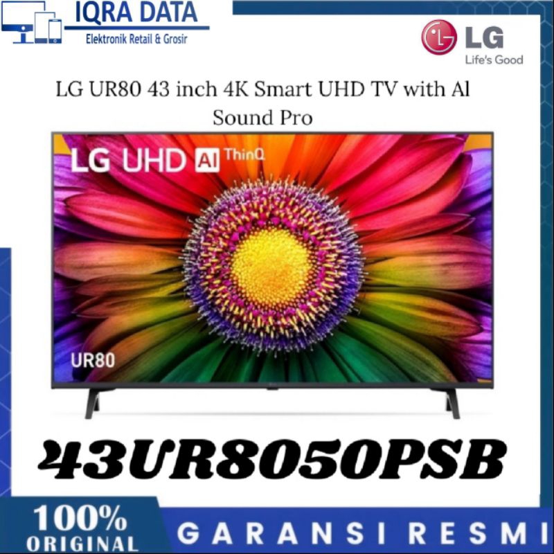 Jual LG 43UR8050 43 INCH SMART TV UHD 4K HDR - Digital TV - Garansi ...
