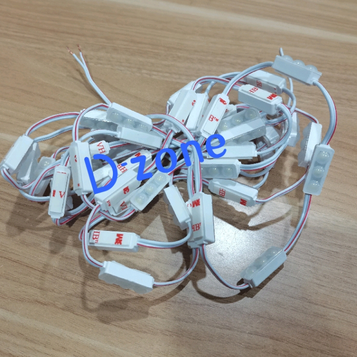 Jual Lampu Led modul mini lensa Dc 12v modul 3mata buat neon box 0.6w/pcs | Shopee Indonesia