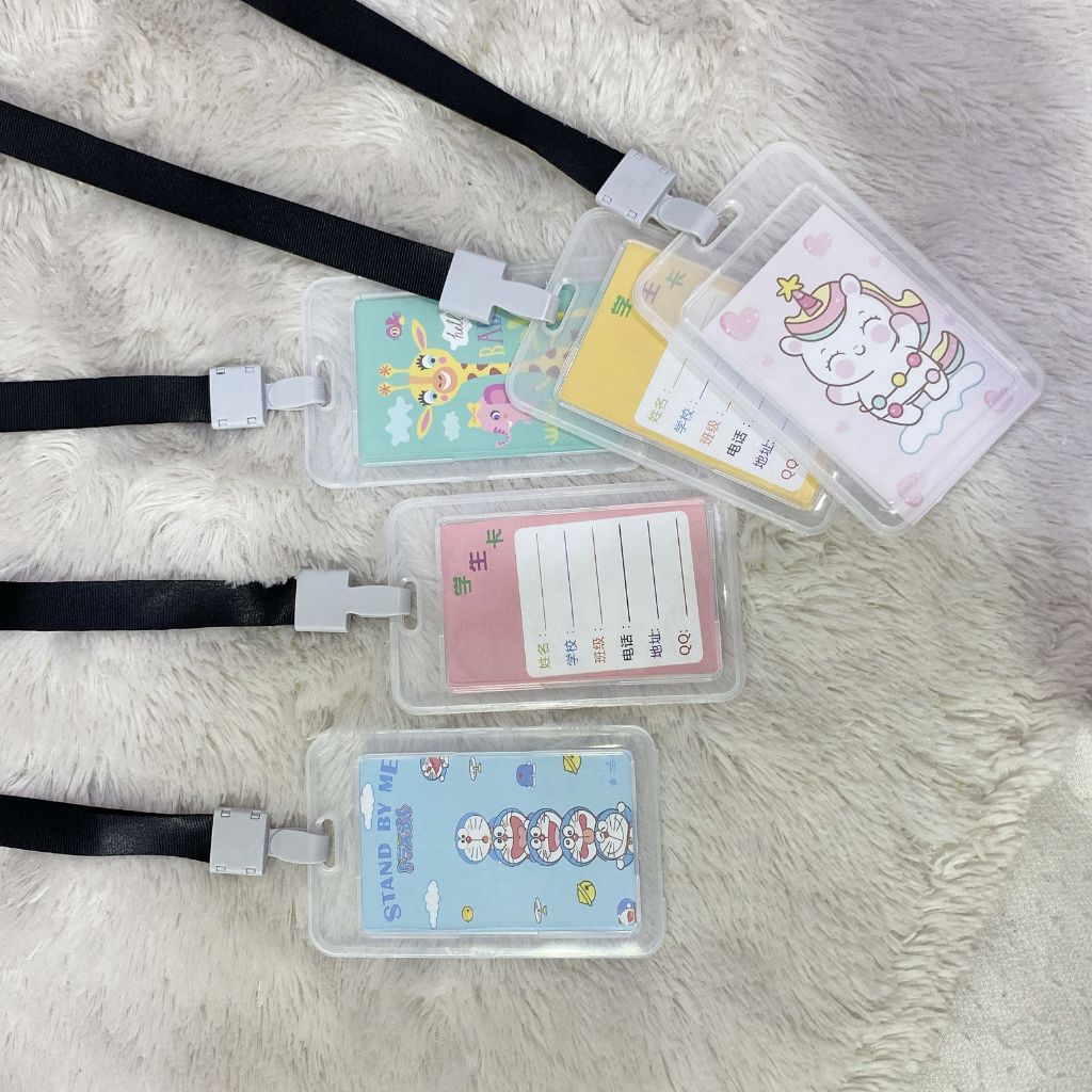 Jual Gantungan Name Tag ID CARD ATK-11/kartu Potret Polos Transparan ...