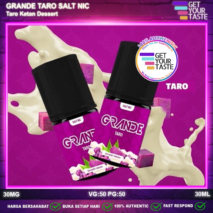 Jual Liquid Grande Taro Dessert Salt Nic 30ML Saltnic by Vape Groove ...