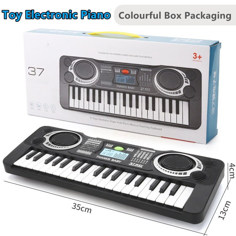 Jual Mainan Anak Piano Elektronik 37 Keys / Keyboard Electronic Toy ...
